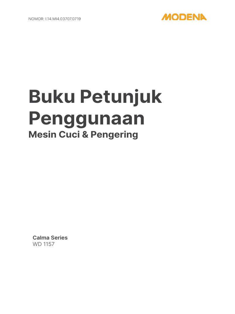 Washer & Dryer WD 1157 | PDF