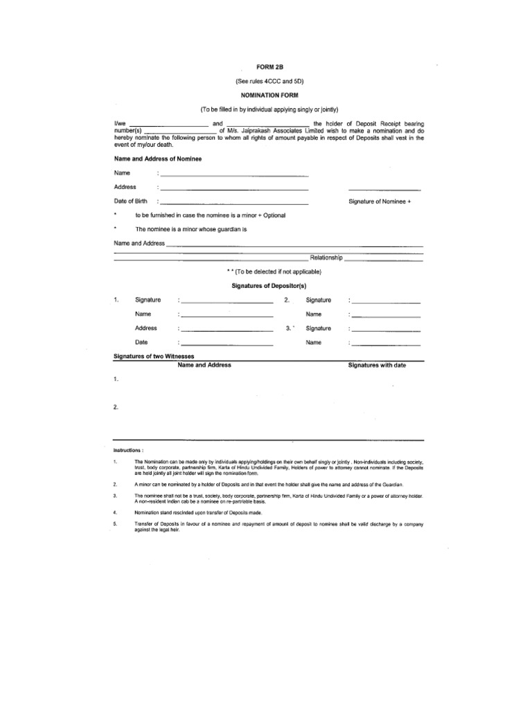 Nomination Form | PDF