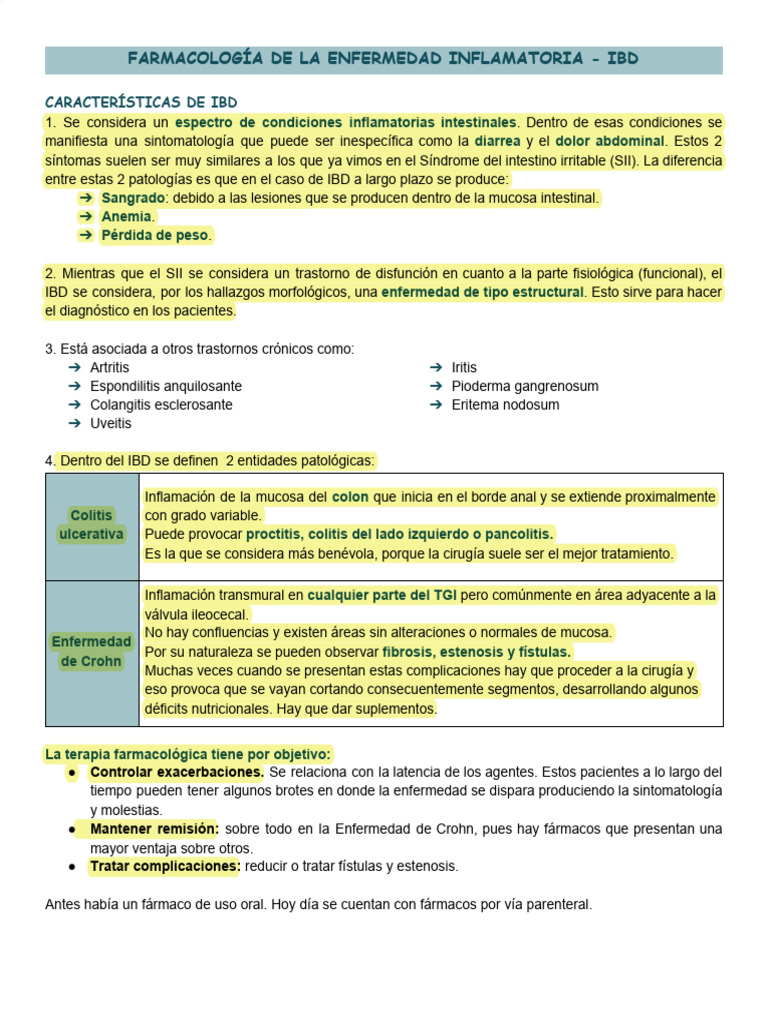 Enfermedad Inflamatoria MED 15 | PDF | Enfermedad inflamatoria ...