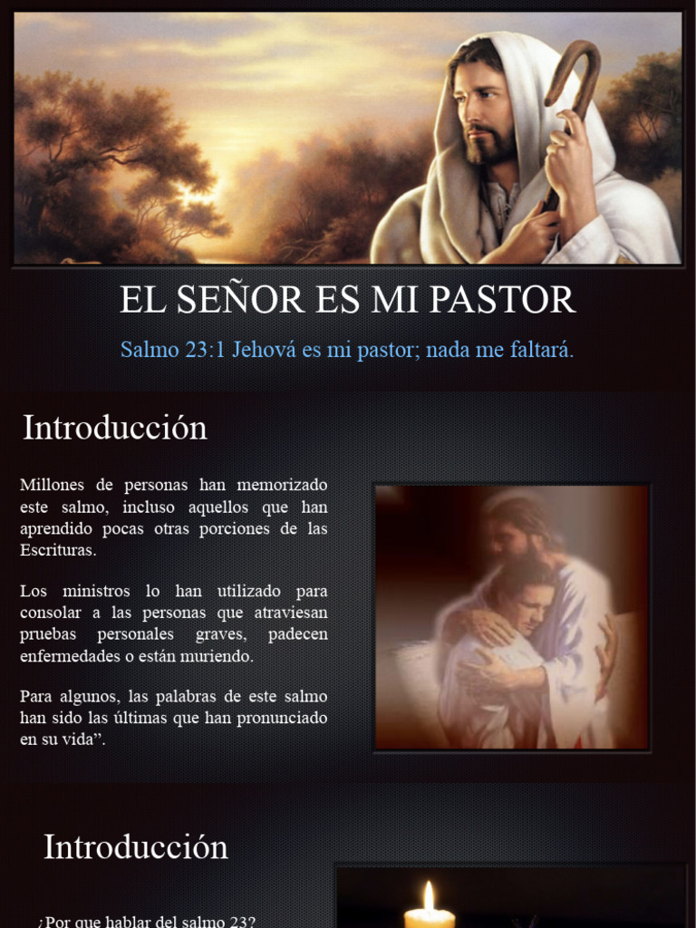EL Señor Es Mi Pastor | Descargar gratis PDF | Salmos | David