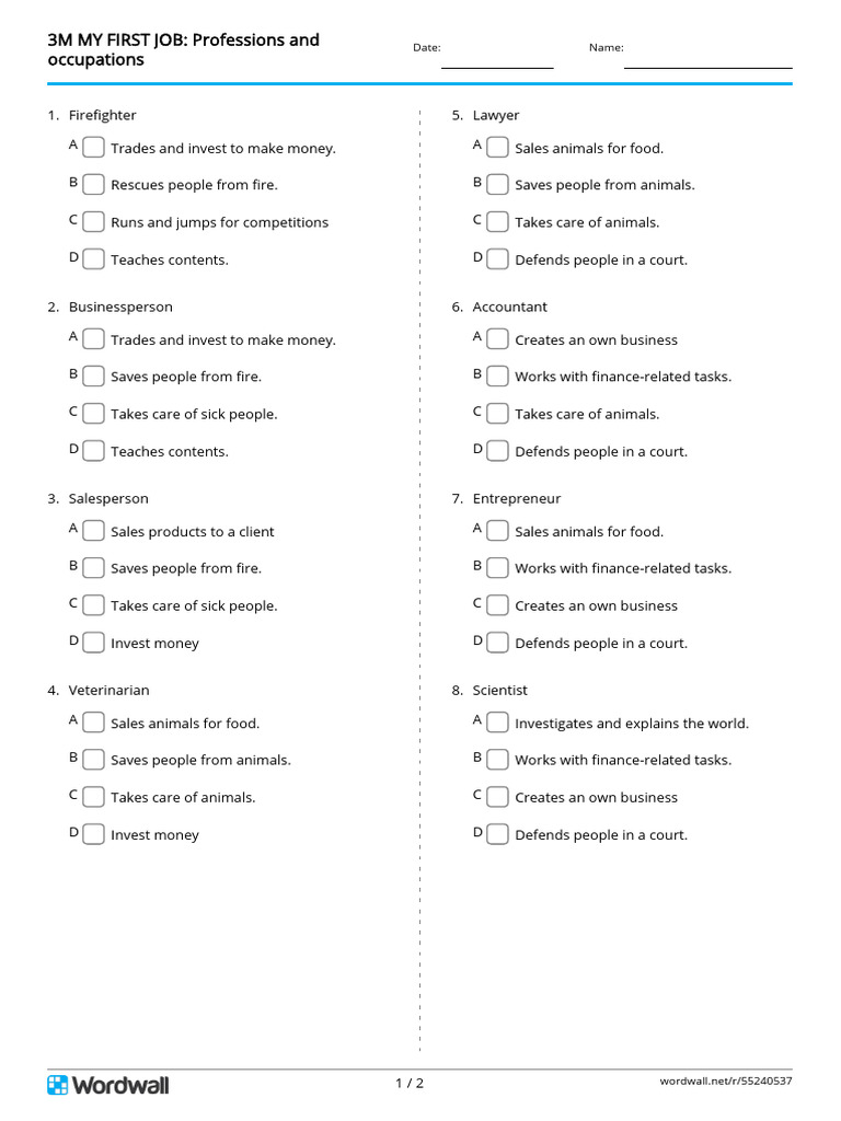 Job Find The Sentence | PDF
