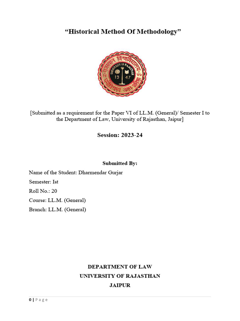 Historical Research Methodology Explained | PDF | Methodology | Data