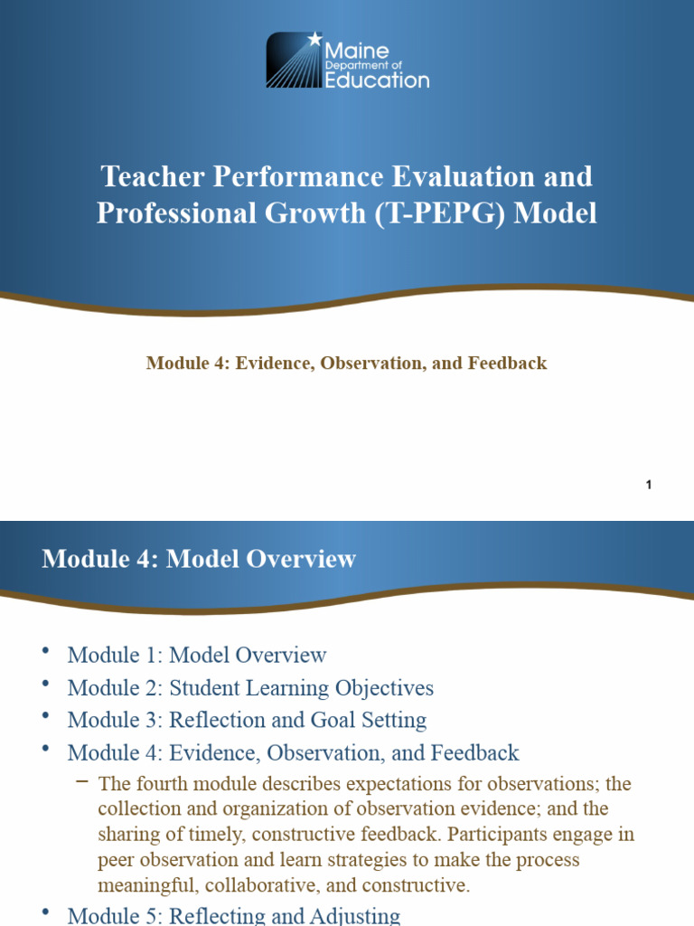 Module 4 Powerpoint | PDF | Teachers | Rubric (Academic)