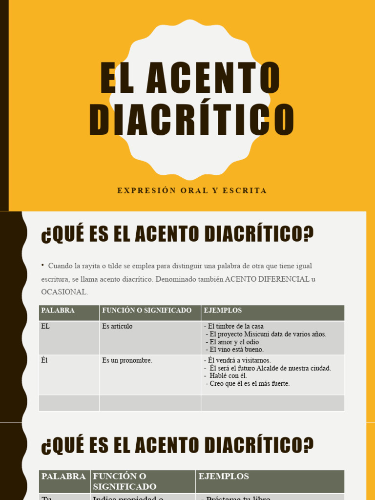 Uso del Acento Diacrítico en Español | PDF | Palabra | Adverbio