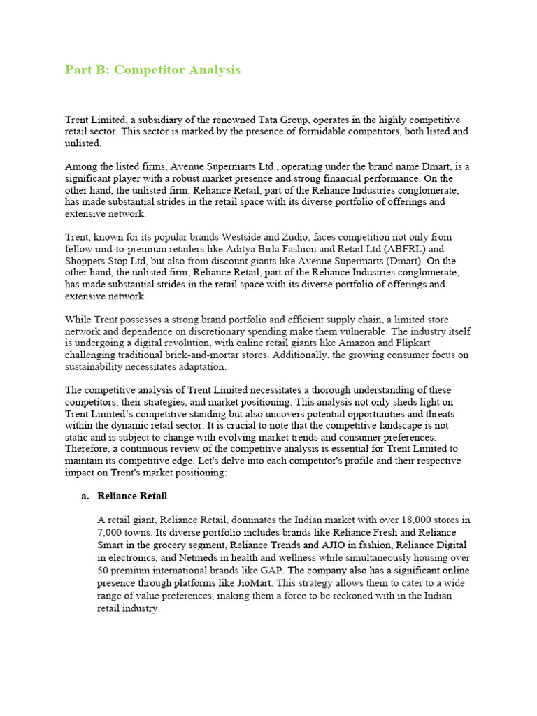 SM Project | PDF | Retail | Business