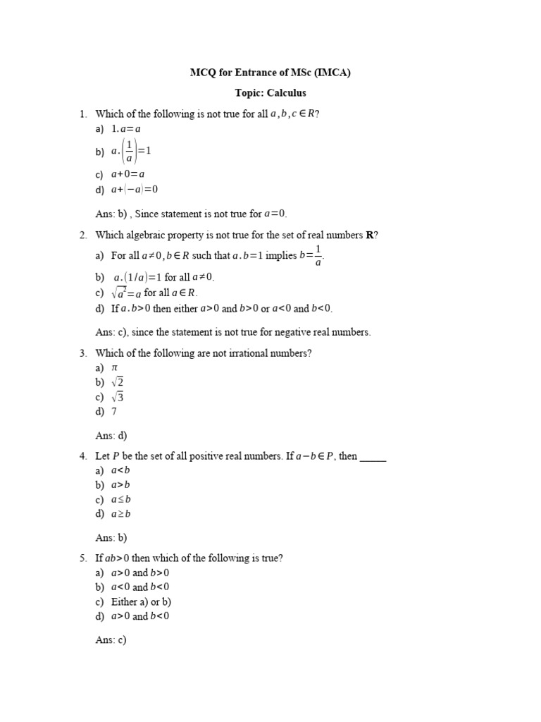 Calculus PDP | PDF | Sequence | Mathematical Analysis