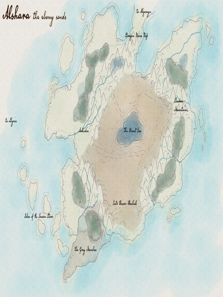 Al Shara Map (rough draft) | PDF
