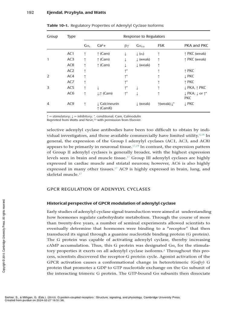 GPCR Signaling Features | PDF | Cell Signaling | Biochemistry