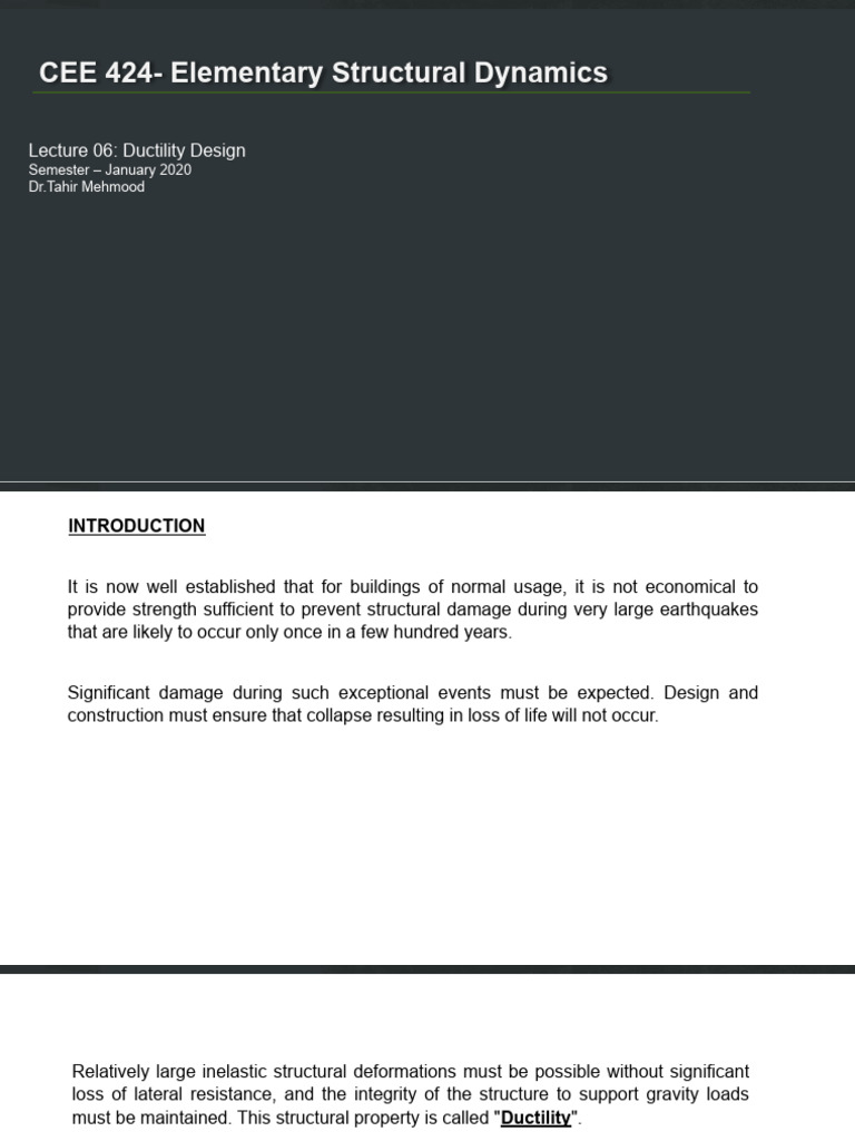 LEC06 | PDF | Strength Of Materials | Deformation (Engineering)
