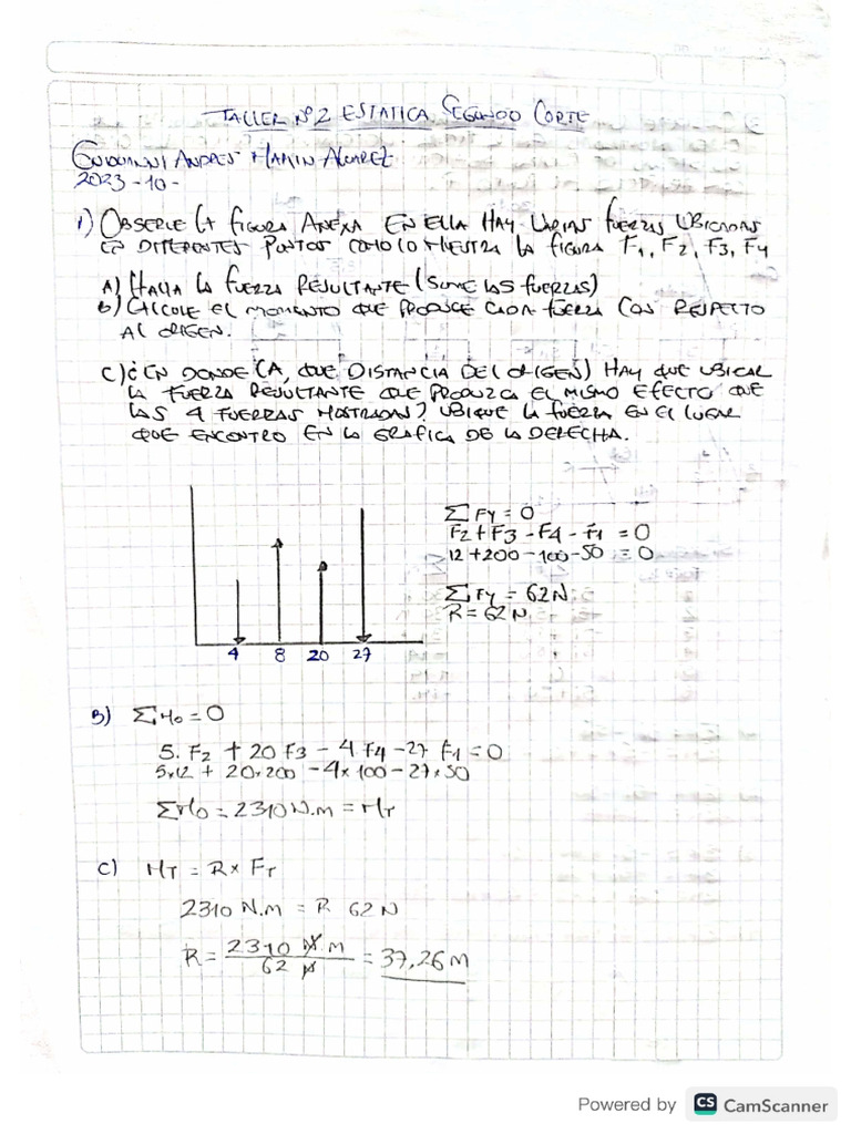 Actividad Segundo Corte Estática | PDF
