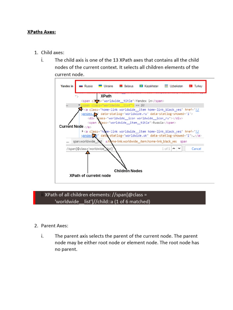 Locators | PDF | X Path | World Wide Web Consortium