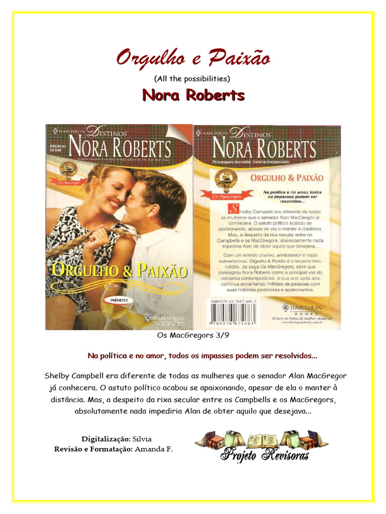 Orgulho e paixÃ£o - SÃ©rie MacGregor. vol. 3 | PDF | Roupas | Gatos