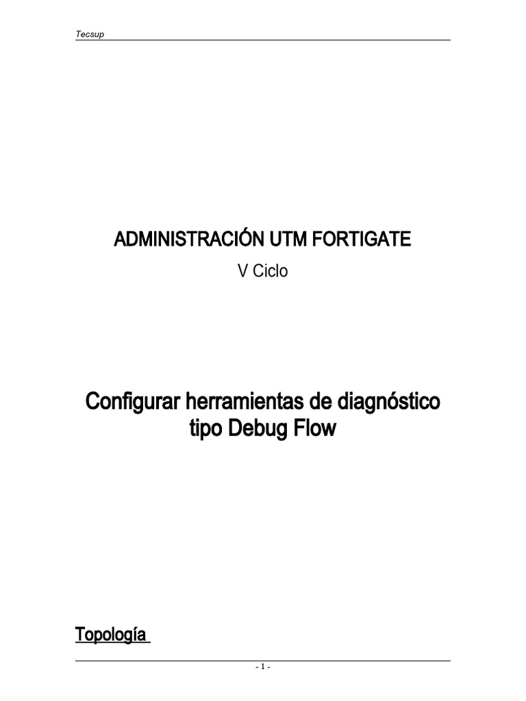 Lab - Configurar Herramientas de Diagnóstico Tipo Debug Flow | PDF ...