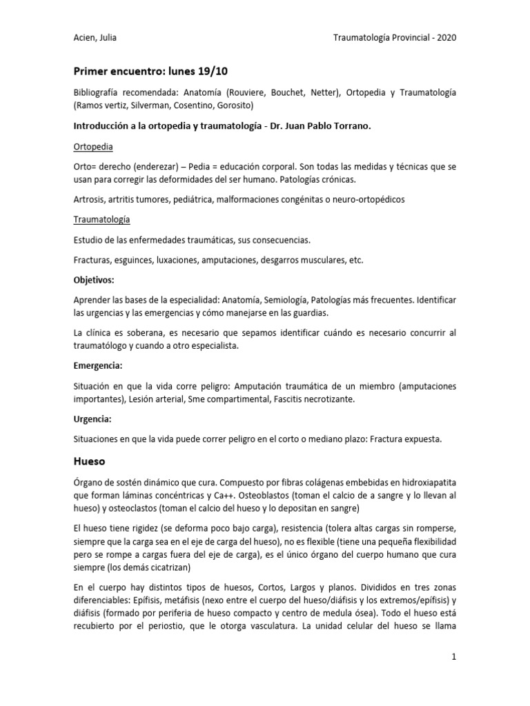 Traumato 2020 | PDF | Hombro | Rodilla
