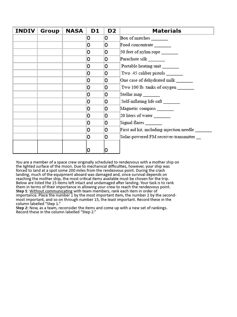 Moon Survival Item Ranking Guide | PDF