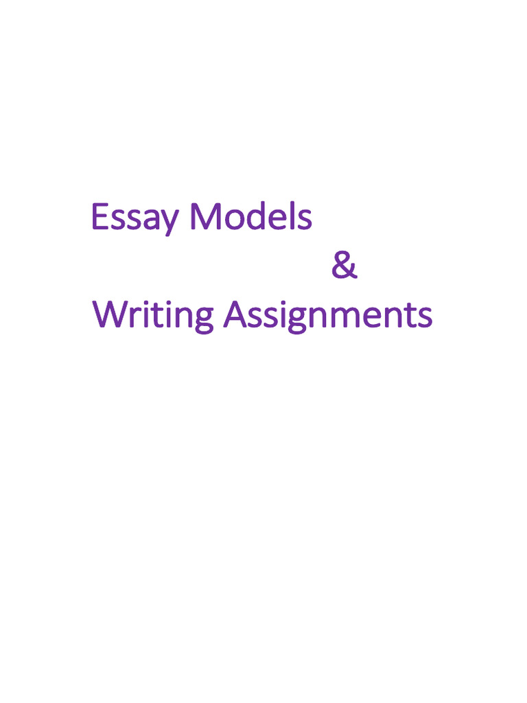 Essay Models & Assignments | PDF | Parental Leave | Essays