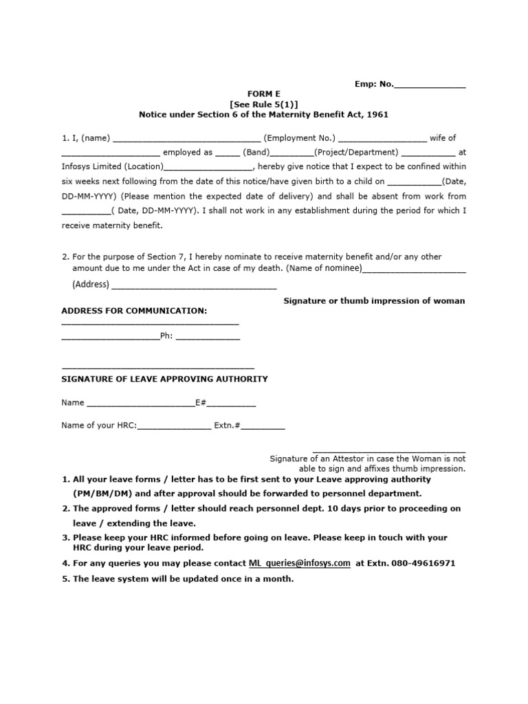 India Maternity Forms | PDF | Pregnancy | Miscarriage