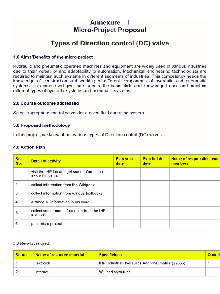 Annexure | PDF | Valve | Actuator