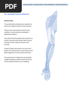 DASH Questionnaire for Arm Disability | PDF
