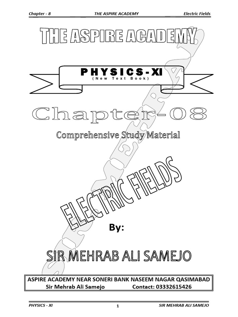 Understanding Electric Fields in Physics | PDF | Electric Charge | Electric Field