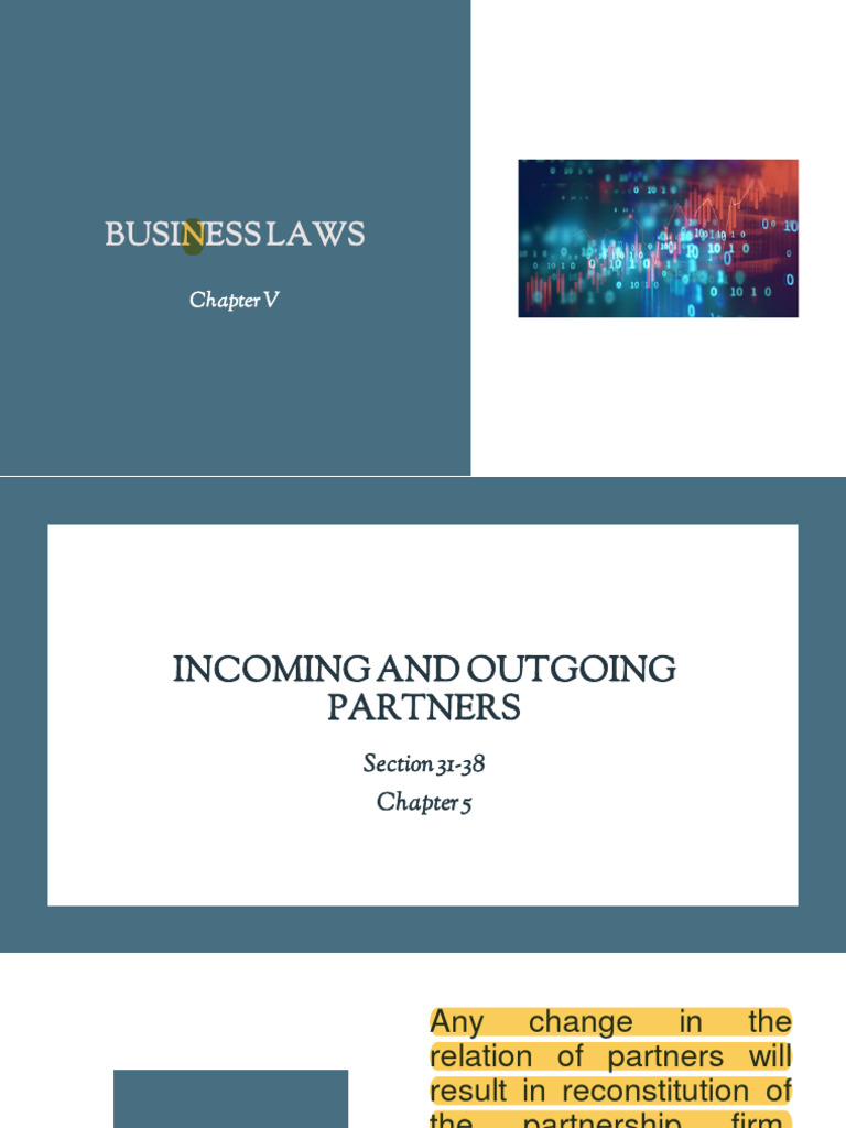 11 Incoming and Outgoing Partners | PDF | Partnership | Legal Liability