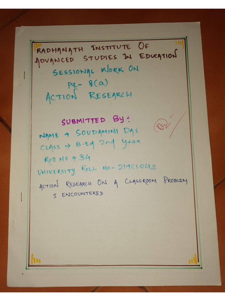 Action Research 2 | PDF