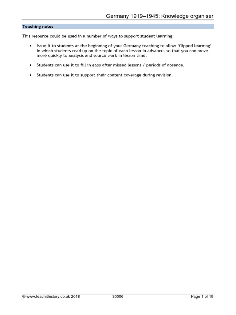 Germany | PDF | Weimar Republic | Nazi Germany