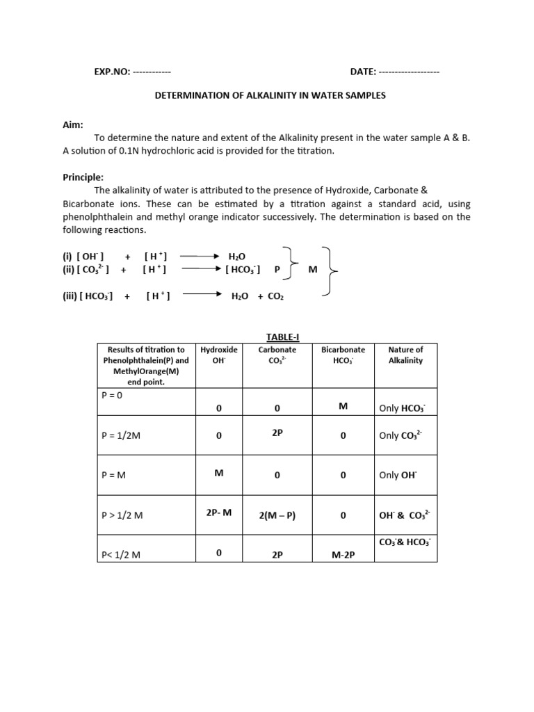 4 Alkalinity Total | PDF | Alkalinity | Carbonate