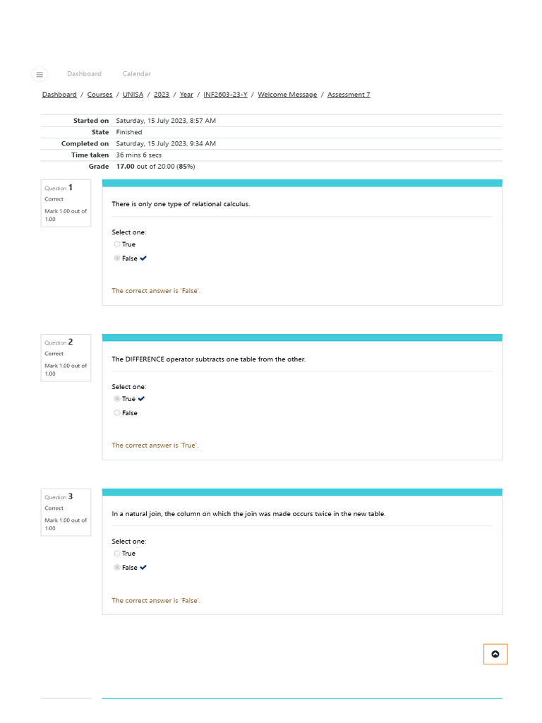 Assessment 7 Attempt Review Pdf Mathematical Concepts