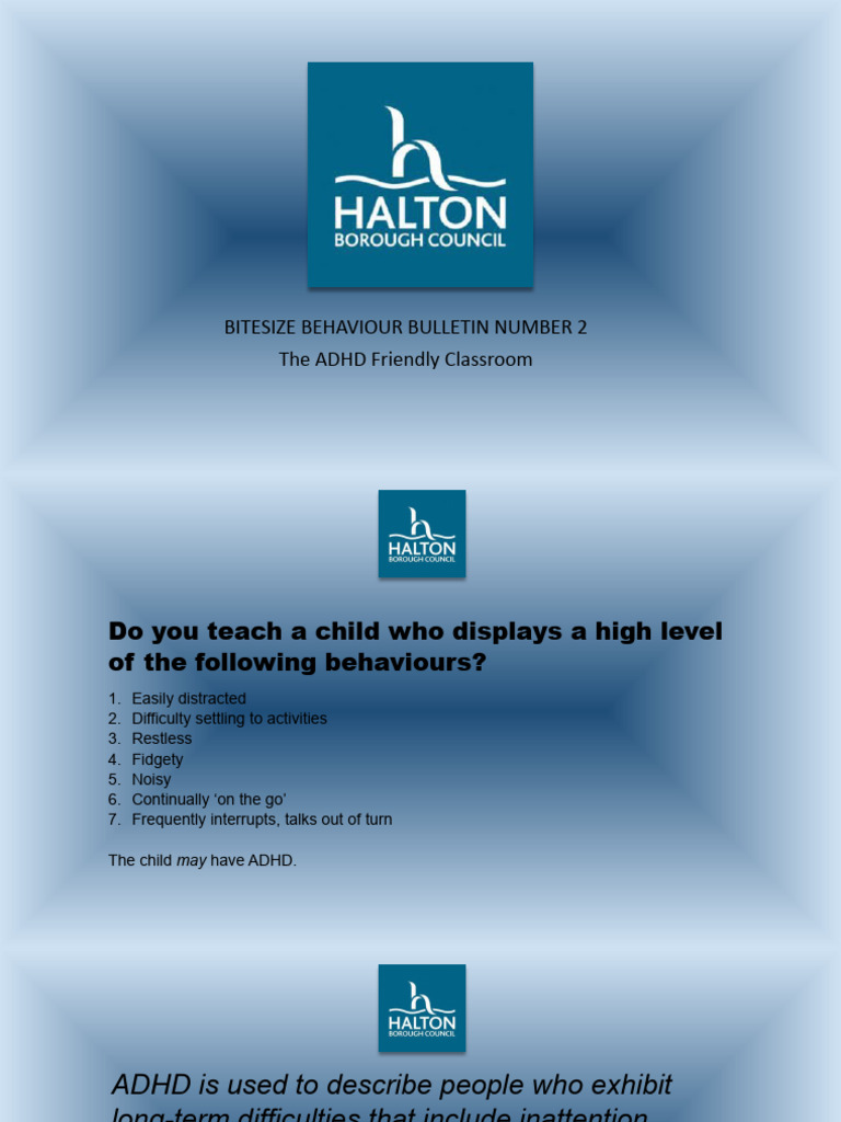 BBB 2 The ADHD Friendly Classroom | PDF | Attention Deficit ...