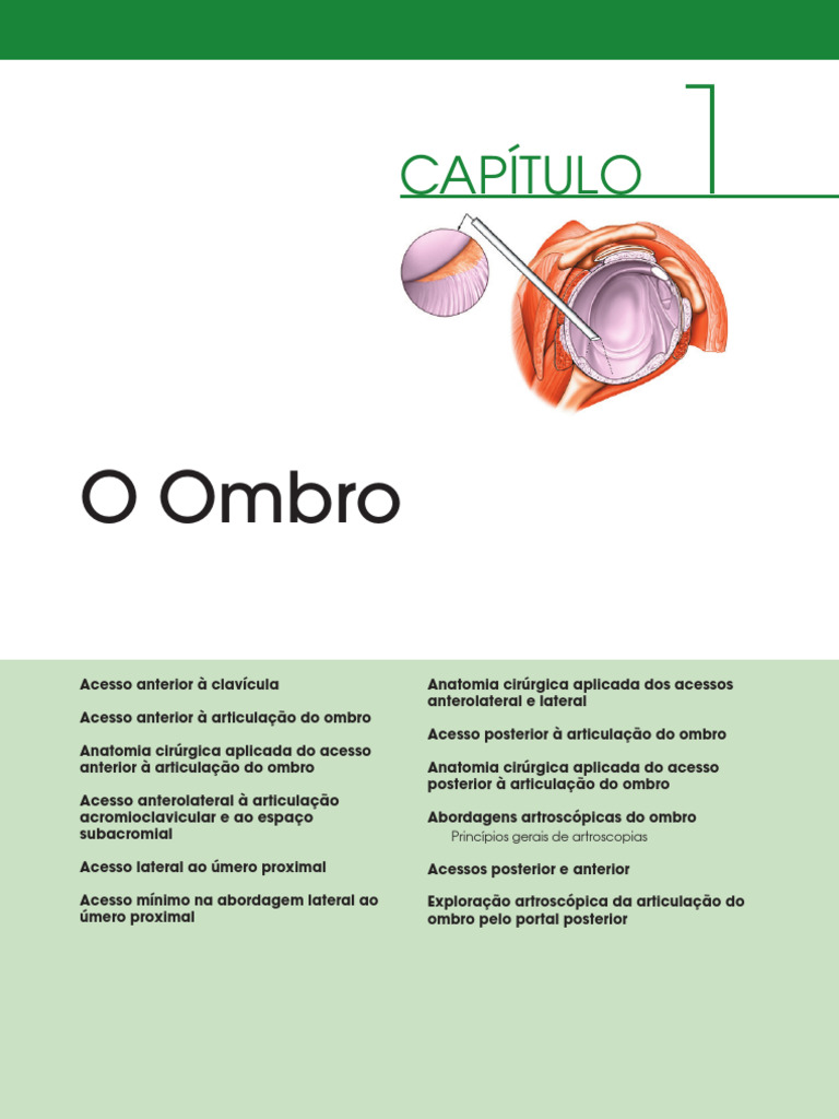 Vias de Acesso Do Ombro | PDF | Ombro | Membros (anatomia)