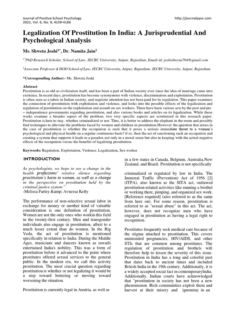 JPSP - 2022 - 336 | PDF | Prostitution | Sex Trafficking