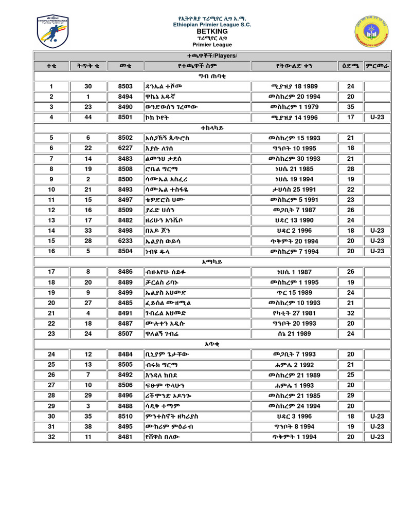 Team Sheet-2014 A | PDF