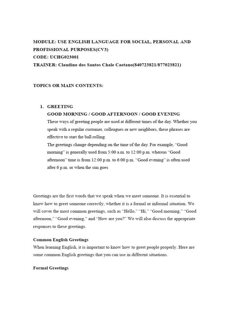 C3 | PDF | Grammatical Tense | Verb