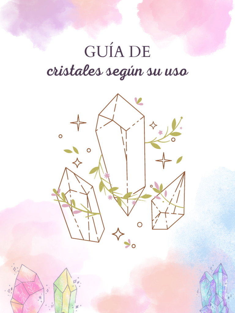Cristales y sus usos según chakras | PDF | Color | Amor