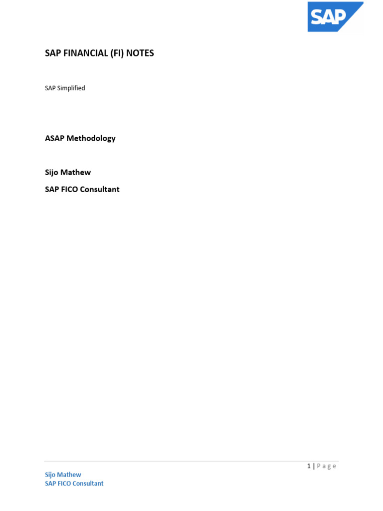 ASAP Methodology by Sijo | PDF | Project Management | Consultant