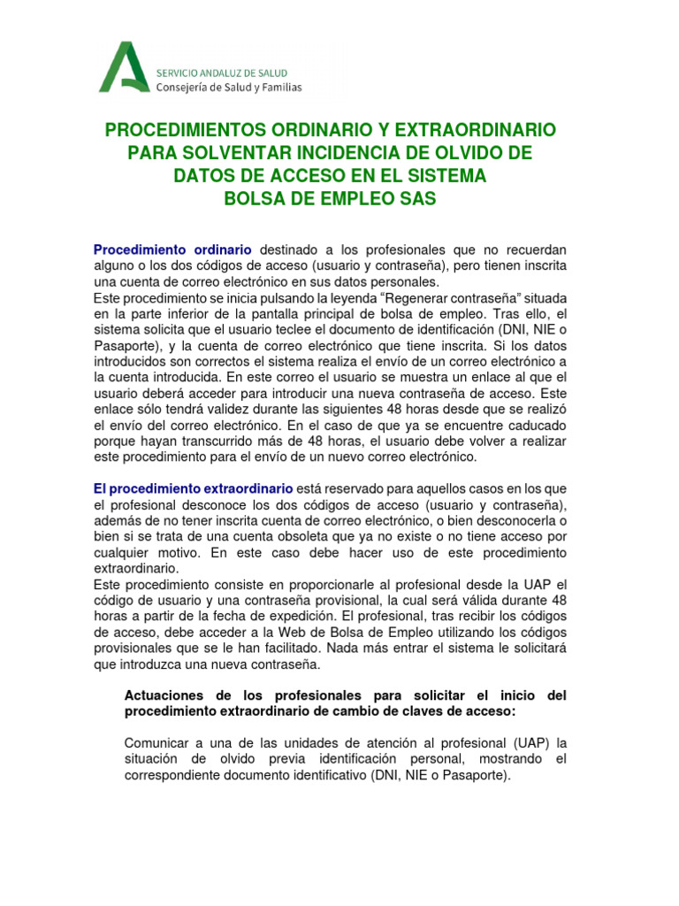 olvido_claves sas | PDF | Documento de identidad | Contraseña