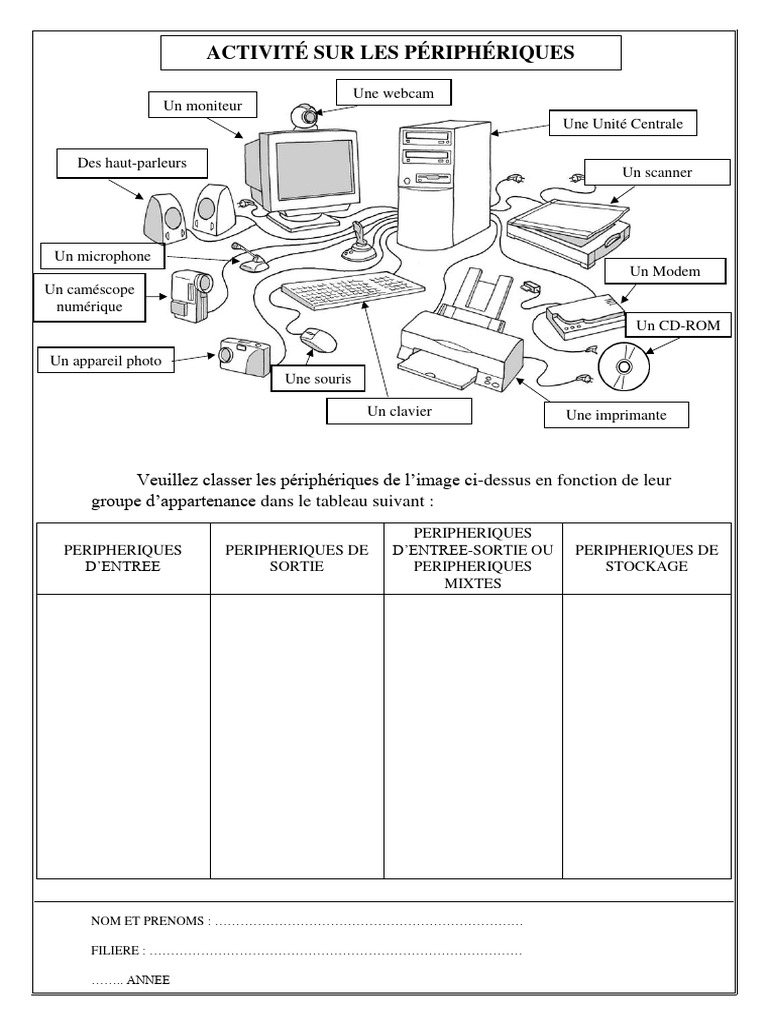 Activites Cours Informatique | PDF | Computers