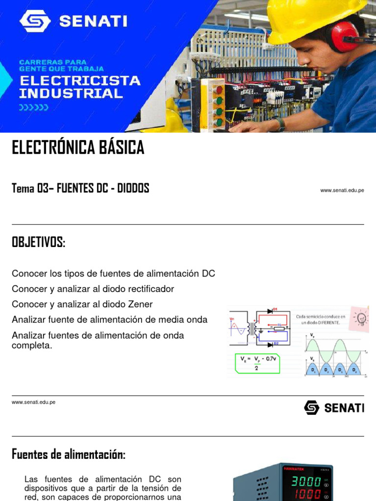 Fuentes DC y Diodos: Guía Completa | PDF | Rectificador | Fuente de ...