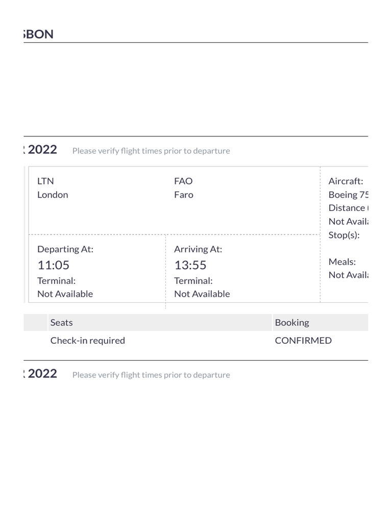 Flight Ticket - Generate For FREE | PDF