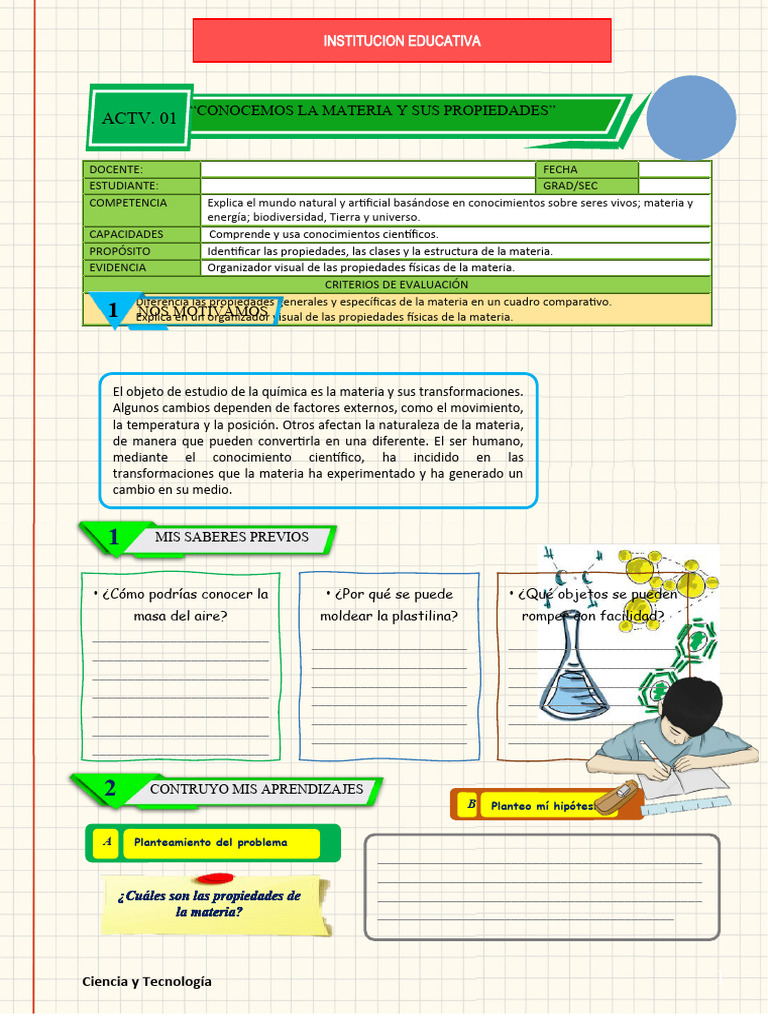 3º Ficha de Act 1-Cyt-U1 | PDF | Importar | Sustancias químicas