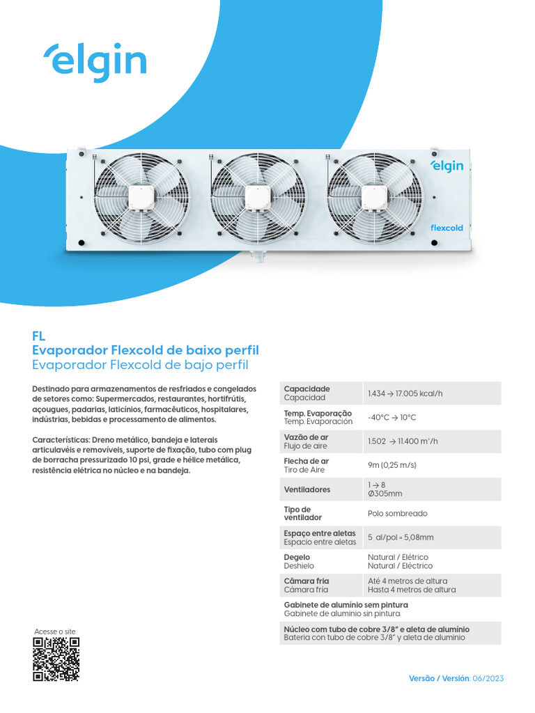Evaporadores Elgin | PDF | Cantidad | Ingeniería Química