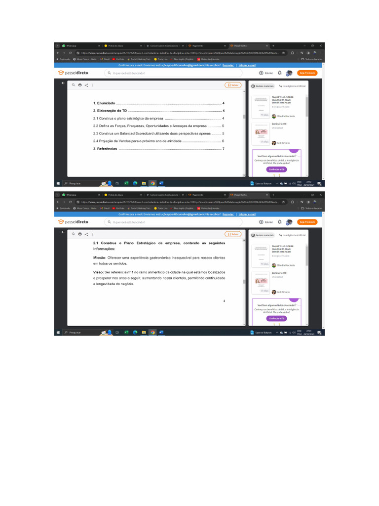 Controladoria Av2 | PDF