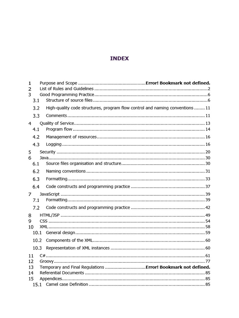 Coding Standards | PDF | Class (Computer Programming) | Character Encoding