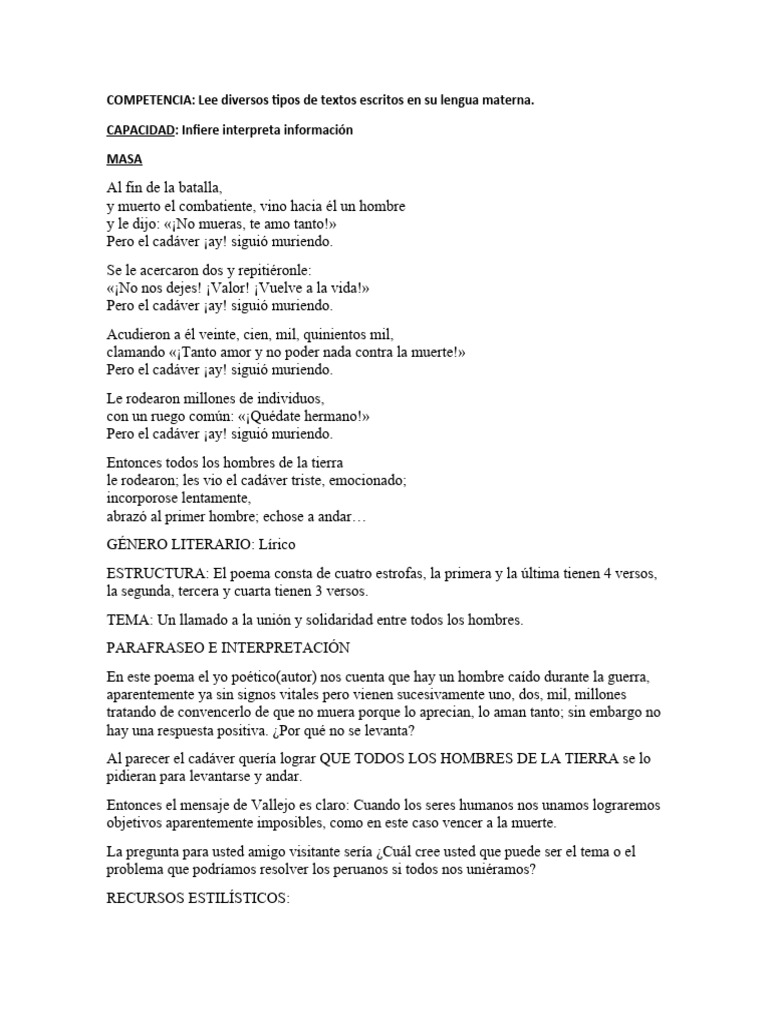 Análisis de Poemas | PDF | Poesía