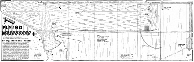 Flying Washboard Bitmap Plan AM 1965 | PDF