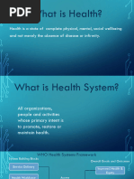 WHO 6 Building Block Framework | PDF | Health Human Resources | World ...