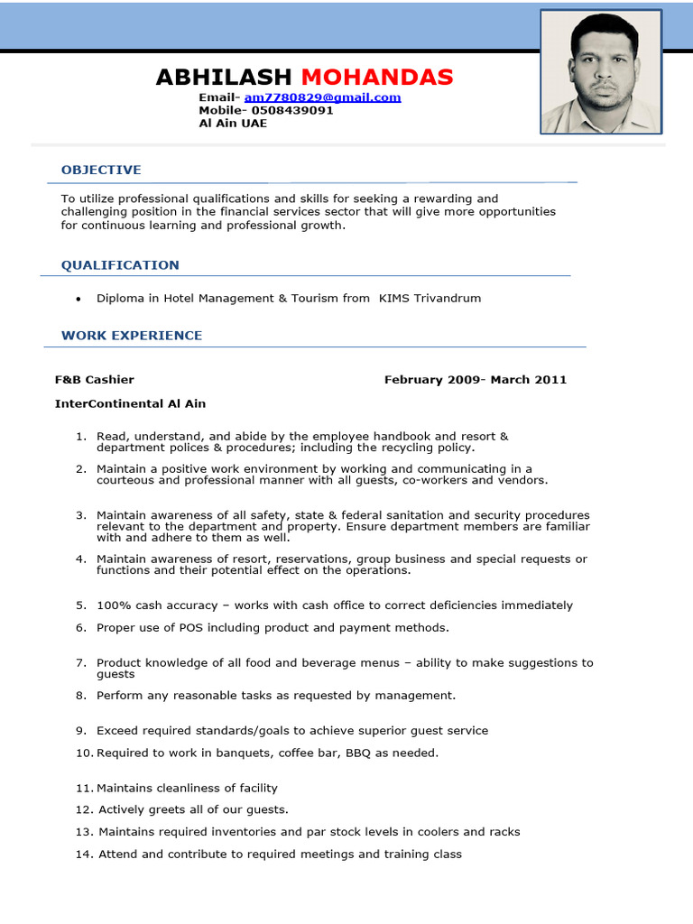 Abhilash Mohandas Updated CV 2023 | PDF | Business