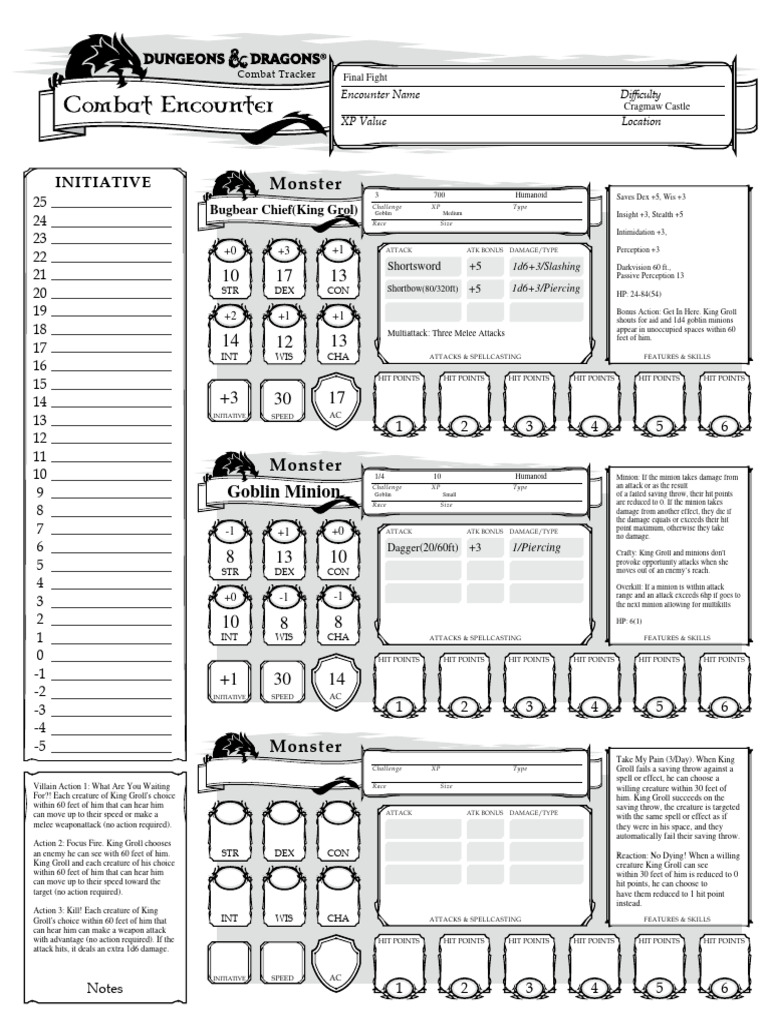 King Grol Boss Version Flee Mortals | PDF | Role Playing Games | Role ...