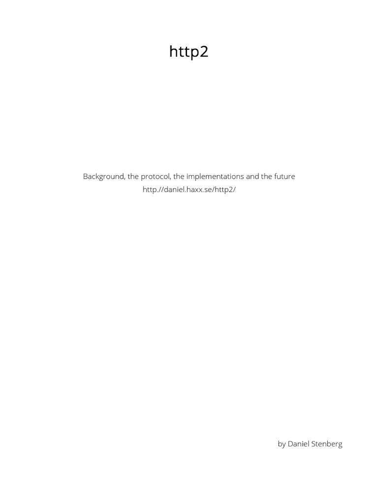 http2-v1 6 | PDF | Networking | Internet & Web